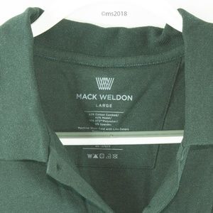 Mack Weldon | Shirts | Mack Weldon Mens Silver Pique Polo True Black ...